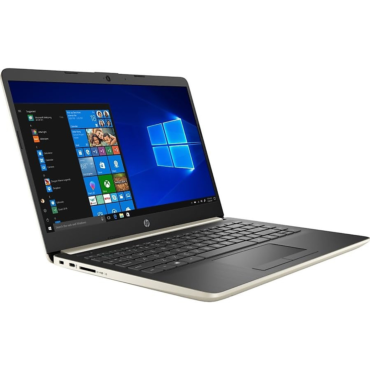 HP Laptop 14-dk0020ca AMD A4-Series A4-9125 (2.30 GHz) 4 GB Memory 64 GB eMMC SSD AMD Radeon R3 Series 14.0 Windows 10 S (Renewed)