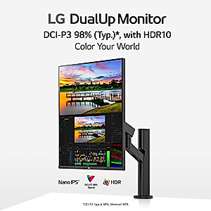 LG 28" SDQHD 16:18 DualUp Monitor with USB Type-C