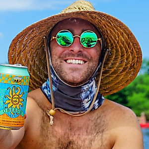 AIEYEZO Round Steampunk Sunglasses for Men Women Gothic Glasses Vintage Circle Metal Frame 100% UV Blocking Lens (Gold/Green Mirrored)