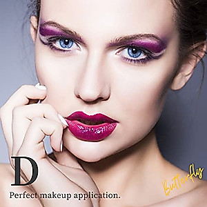 Erinde Butterfly Eyeshadow Palette Makeup, Matte Shimmer Metallic Eye Makeup, Highly Pigmented, Naturing-Looking, Blendable Long Lasting Waterproof Eye Shadow Palette, Valentine's Day Gifts Presents