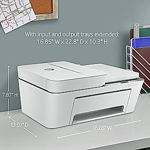 HP DeskJet Plus 4155 Wireless All-in-One Printer, Mobile Print, Scan & Copy, HP Instant Ink Ready, Auto Document Feeder, Works with Alexa (3XV13A)