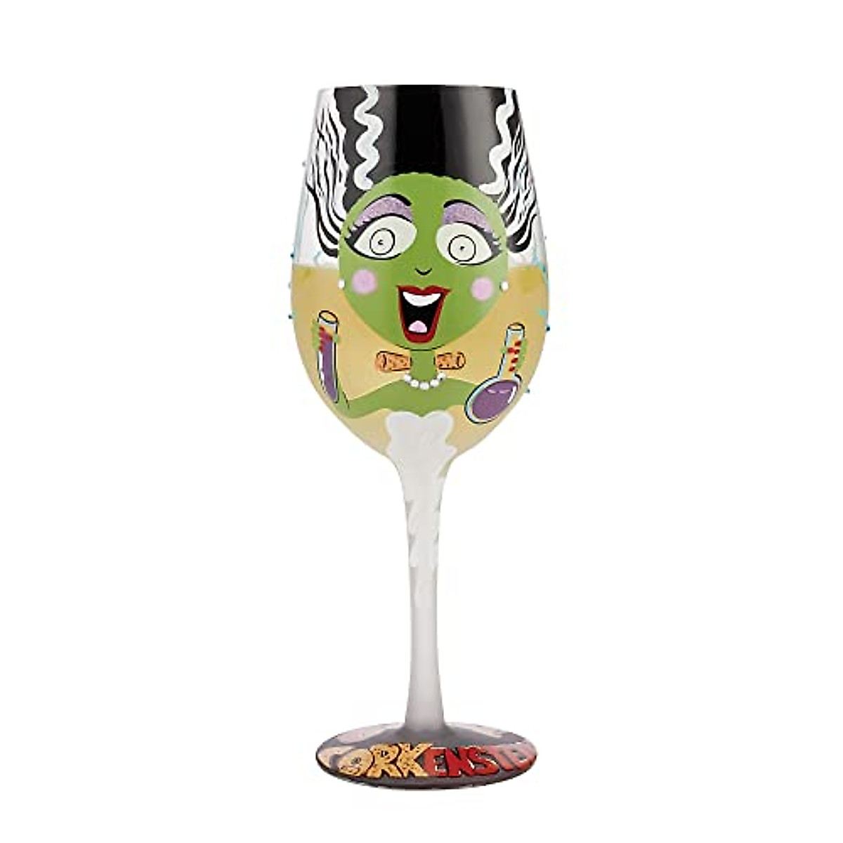 Lolita Bride Corkenstein Wine Glass, 6010663, Multicolor, height 22.5 cm