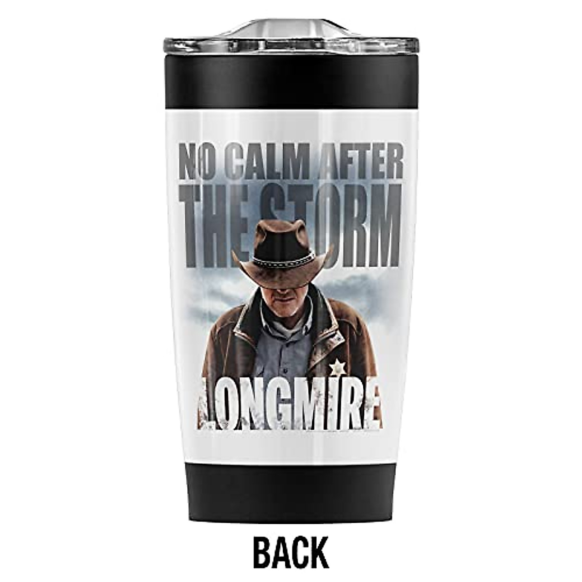 Longmire After The Storm Stainless Steel Tumbler 20 oz Coffee Travel Mug/Cup, Vacuum Insulated & Double Wall with Leakproof Sliding Lid | Great for Hot Drinks and Cold Beverages