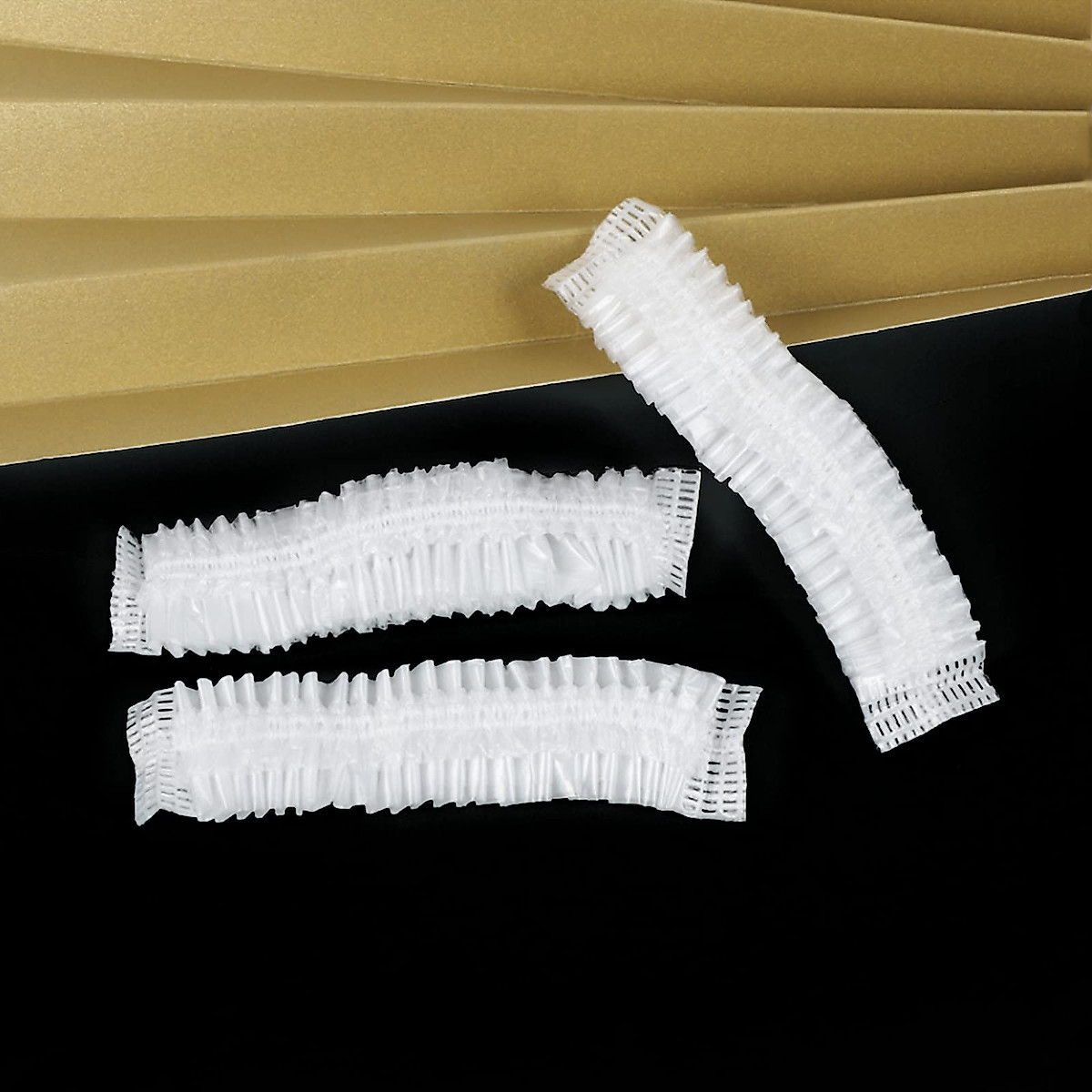 Years Calm 30PCS Disposable Shower Caps, Clear Shower Caps for Travel, large Plastic Hair Caps for Women, Home Use, Hotel (30PCS large Size 20.5"