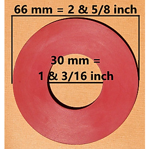 Replacement Flush Valve Seals for American Standard 7381042-0070A by NuFlush (2-pack)