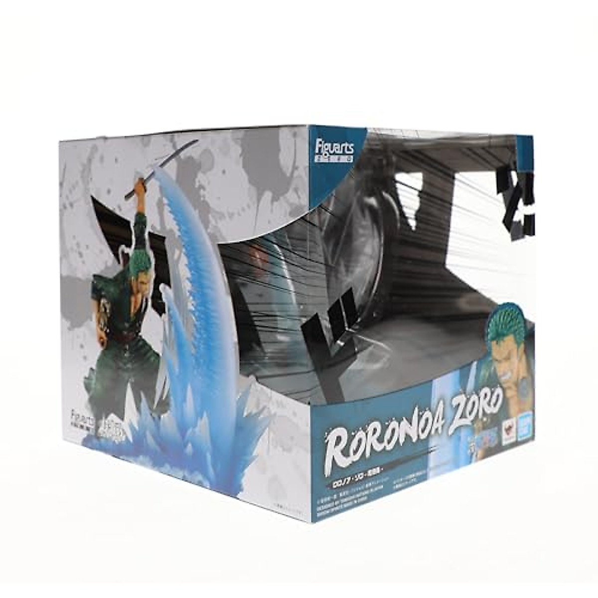 TAMASHII NATIONS Bandai Figuartszero Roronoa -Zoro- Yakkodori "Onepiece",White, Approx 190mm