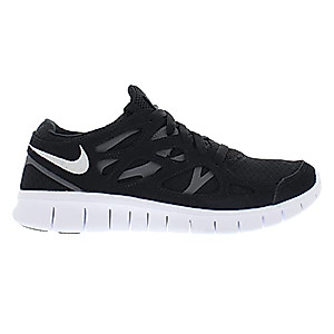 Nike Free Run 2 Unisex Shoes Size 7.5, Color: Black/White/Dark Grey