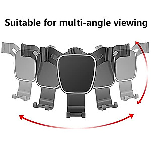 LUNQIN Car Phone Holder for 2019-2023 Volvo XC40 SUV Auto Accessories Navigation Bracket Interior Decoration Mobile Cell Phone Mount