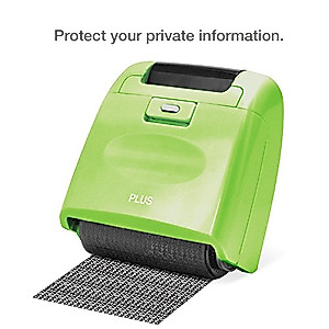 Identity Theft Prevention Security Stamp Wide Roller Security Stamp Kits (Green)