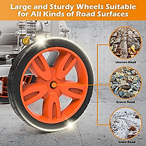 AIVOLT Gas Pressure Washer, 3500 PSI 2.5 GPM Gas Powered Pressure Washer Heavy Duty Power Cleaning Machine Gasoline High Pressure Cleaner with Soap Tank and 5 Quick-Connect Nozzles