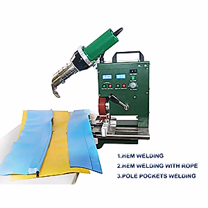 LESITE Tarpaulin Banner Table Hot Air Welding Machine Hem Welder PVC Welder (110V/2200W welder)