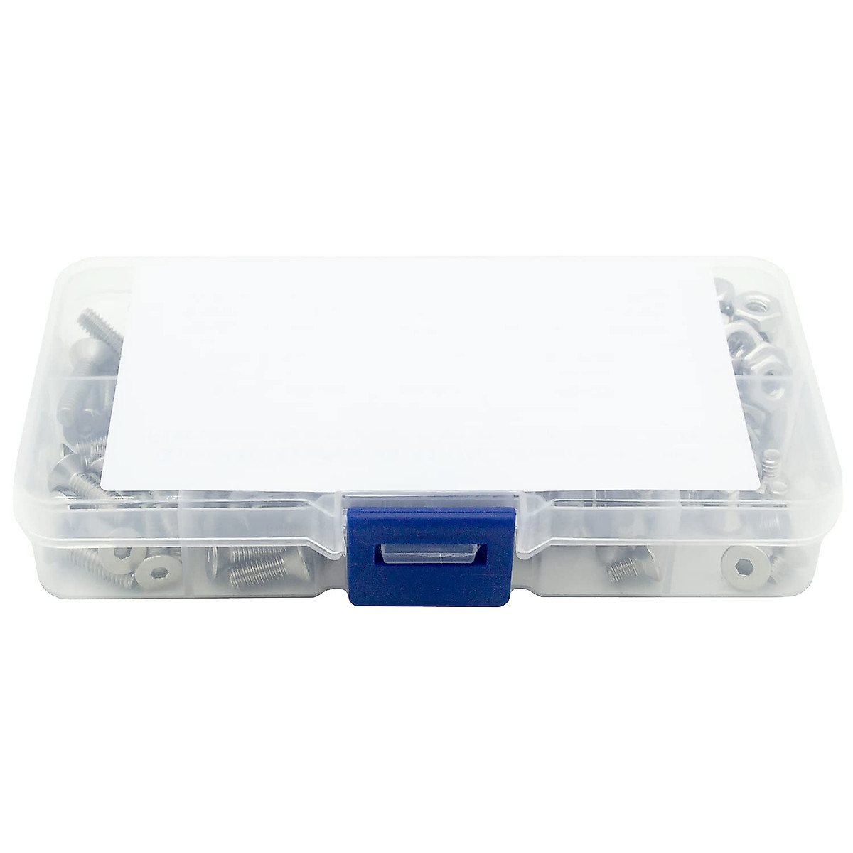 Guard4U 160Pcs #8-32 UNC 304-Stainless Steel Flat Head Countersunk Hex Socket Cap Bolts Screws Nuts Assortment Kit- #8-32x 1/4" 5/16" 3/8" 1/2" 5/8" 3/4" 7/8" 1"