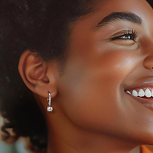 Ross-Simons 1.00 ct. t.w. Diamond Drop Earrings in 14kt White Gold