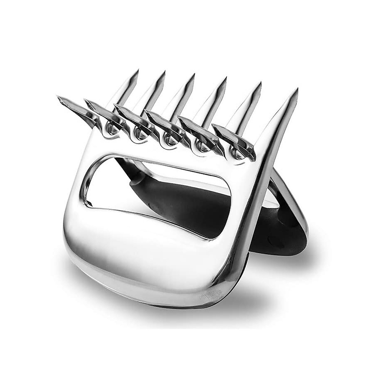 2pcs Turkey Meat Claws for Shredding & Meat Shredder BBQ Tool, Stainless Steel Meat Forks Handler Shredder Claws, for Pulling, Handing, Lifting, Serving Pork, Chicken Brisket, Barbecue, Smoker, Grill