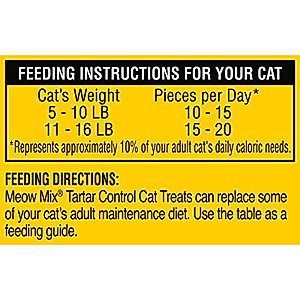 Meow Mix Ocean Explosion Tartar Control Cat Treats, 2.1 Ounce Pouch (Pack of 12)