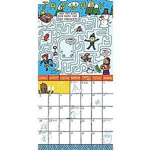 Kid's Awesome Activity Wall Calendar 2020