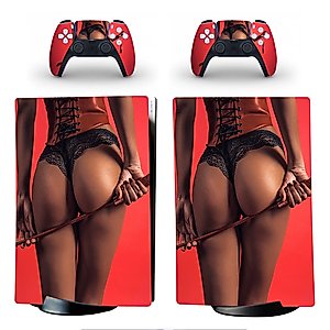 Decal Moments PS5 Digital Edition Console PS5 Controller Skin Covers Vinyl Sticker Decal Playstation 5 Skin Sexy Girl