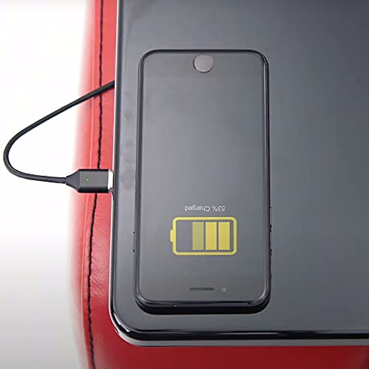 Seatcraft Wireless Charging Tray Table - 360 Degree Rotation - Accessory Add-On Attachment for Home Theater Seating