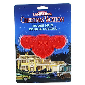 ICUP Moose Mug Cookie Cutter, 4.5", Red