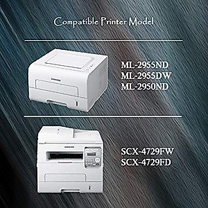 2-Pack TG Imaging 2xBlack Compatible MLT-D103L Toner Cartridge Replacement for Samsung MLTD103L ML-2950ND 2955ND 2955DW SCX-4729FW 4729FD 4701ND 4728FD 4729FD Toner Printer