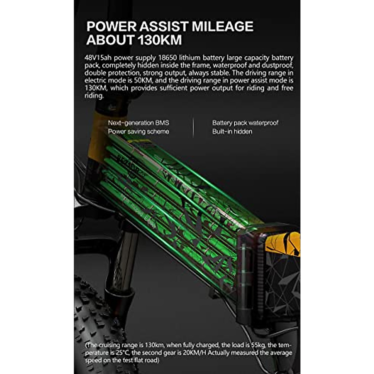 Bezior Electric Bike XF200 for Adults, Foldable 20" x 4.0 Fat Tire Electric Bicycle, 1000w Motor 48V 15Ah Removable Lithium Battery (Black & Yellow)