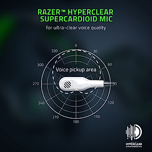 Razer Kaira Pro Wireless Gaming Headset for Xbox: TriForce Titanium 50mm Drivers - Supercardioid Mic - Dedicated Mobile Mic - EQ Pairing - Xbox Wireless & Bluetooth 5.0 - White