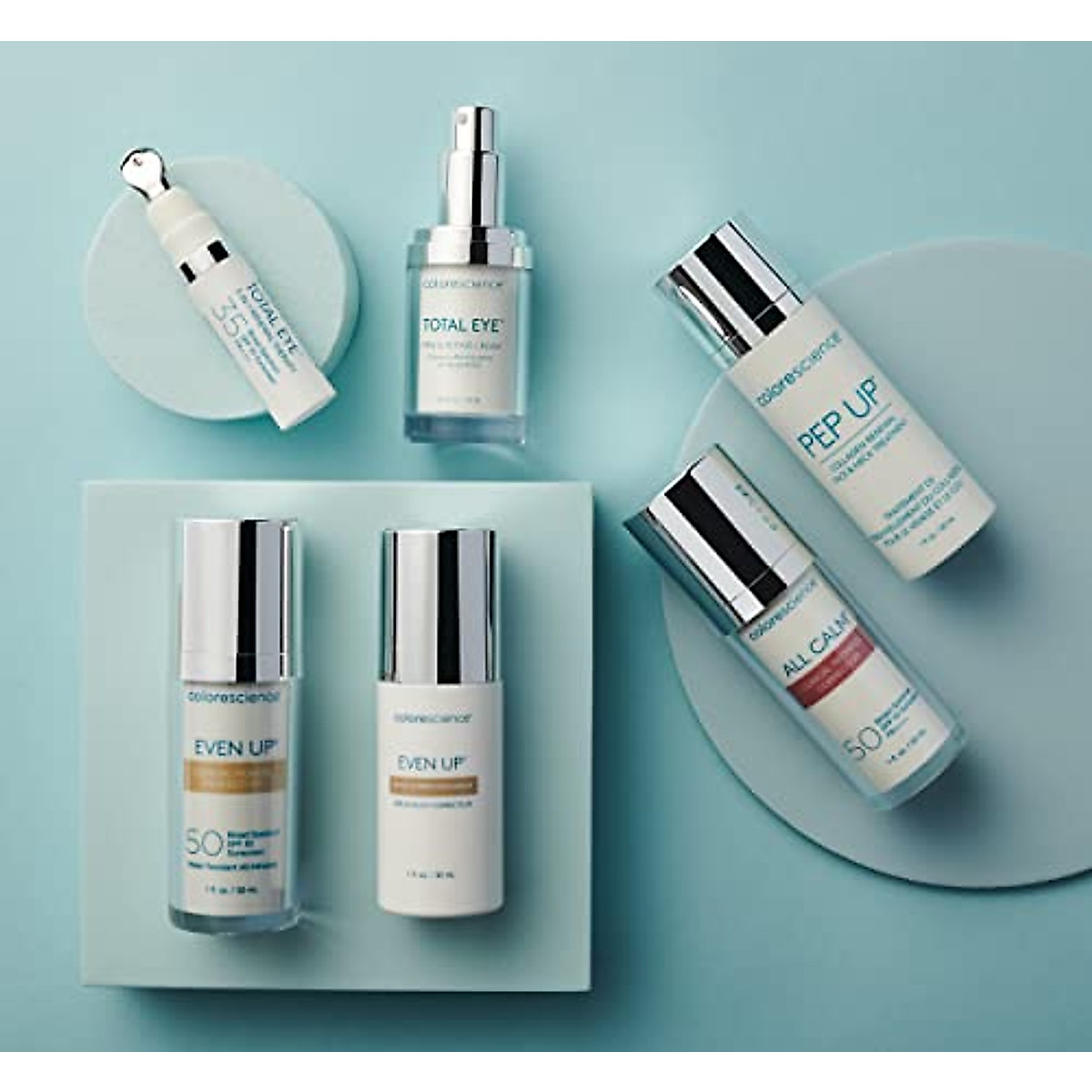 Colorescience Even Up Clinical Pigment Perfector, Water Resistant, Mineral Facial Sunscreen & Primer, Broad Spectrum 50 SPF UV Skin Protection, 1 Fl Oz