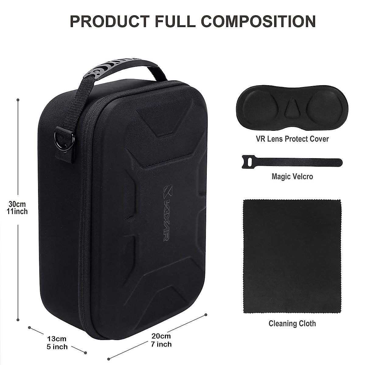 KIXAR VR Hard Carrying Case