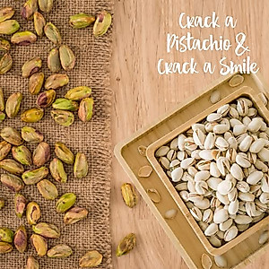 Kanpeki Living Bamboo Pistachio Snack Bowl, Pistachio Nut Bowl With Shell Storage, Detachable Double Dish Pedestal for Nuts, Stackable Double Dish Snack Bowls With Holder For Shells