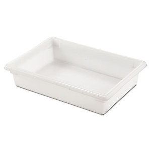 Rubbermaid RCP3508WHI Food/Tote Boxes 8.5gal 26w x 18d x 6h White