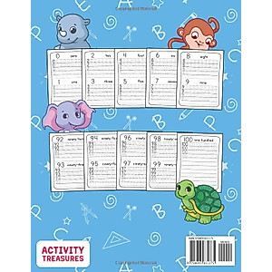Tracing Numbers 1-100 For Kindergarten: Number Practice Workbook To Learn The Numbers From 0 To 100 For Preschoolers & Kindergarten Kids Ages 3-5! (Tracing and Handwriting Workbooks for Children)