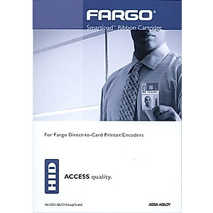 Fargo DTC1000 YMCKO Ribbon Cartridge w/ Cleaning Roller - 45000