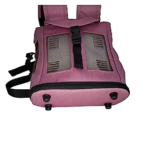 O2TOTES Ultra Lightweight Backpack For Inogen One G3 Unit (Patented Design) (Burgundy) FITS ONLY: INOGEN ONE G3 UNITS: IS-300 OR, IO-300