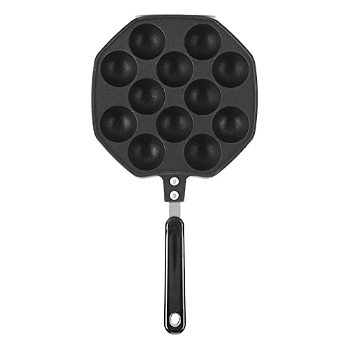 Takoyaki Maker, Non Stick Pan Easy and Simple to Make Japanese Takoyaki Octopus Ball Ideal for Mini Pancake Cake Pop Pan and Takoyaki Maker for Danish Stuffed