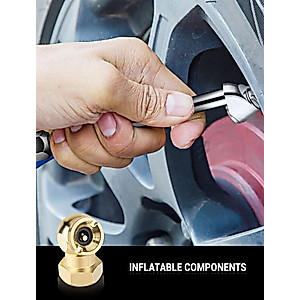 SARDVISA 20 Pcs Air Tool Kit, Air Compressor Kit with 1/4" NPT Quick Connect Coupler & Plug/Tire Air Chucks/Tire Gauge/Air Nozzles/Air Hose Fittings, Pneumatic Tools for Air Compressor Accessories