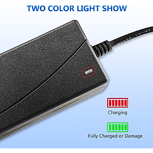 BXIZXD 42V Power Adapter for Bird & Lime Scooter Charger for Xiaomi M365, Lime-S, Skip, Spin, Ninebot ES2 ES4 E22 E25 Electric Scooter for 36V Li-ion Battery