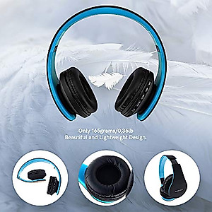 PowerLocus Rose Gold Bluetooth Headphones with Black/Blue Bluetooth Headphones