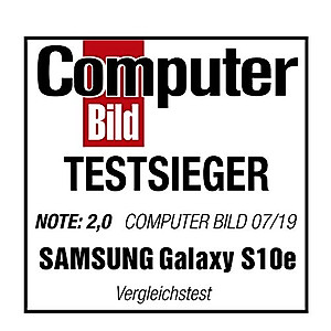 Samsung Galaxy S10e (128GB, 6GB) 5.8" AMOLED, Snapdragon 855, 4G LTE Fully Unlocked (AT&T, Verizon, T-Mobile, GoogleFi) G970U (Fast Car Charger Bundle, Prism White)