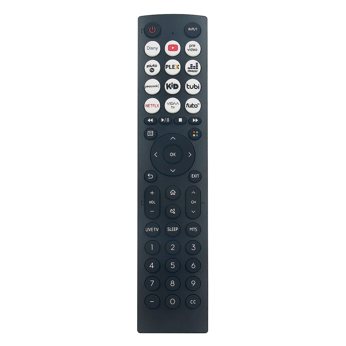 EN2D36H Replacement Remote Control -ALLIMITY- fit for Hisense Smart TV Remote Control 40A35HUV 43A6GV 32A45GV 50A6GV 65A6GV 43A45GV 55A6GV 32A35HUV 43A35HUV 40A45GV
