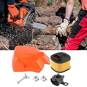 Chainsaw Air Filter Cover Kit, Air Filter Cover Parts Replacement Fits for Husqvarna 362 Special 371 372 XP XPW 503817701