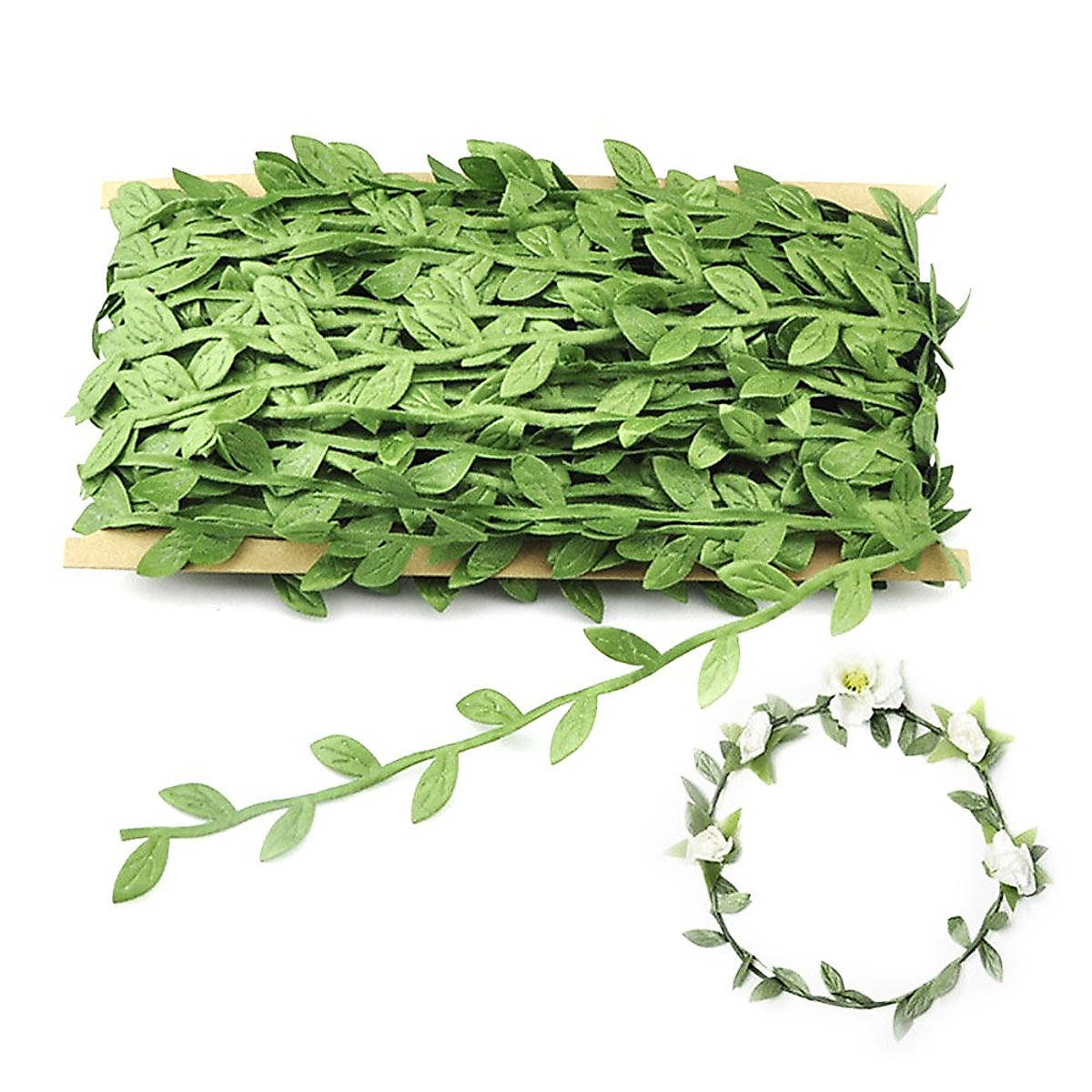 OFNMY Artificial Vines 132 Ft/40M Fake Hanging Plants Leaf Garland Silk Ivy Artificial Balloon Greenery Home Wall Garden Wedding Party Wreaths Decor