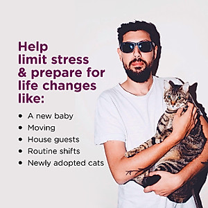 Comfort Zone Cat Calming Diffuser Refills Value Kit: 6 pack; Pheromones to Reduce Stress, Spraying & Scratching