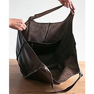 Obosoyo Handbags for Women Big Capacity Shoulder Bag Roomy Bag Ladies Large PU Leather Purse Totes