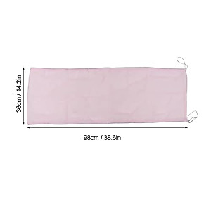 EVTSCAN Birdcage Nylon Mesh Net Adjustable Dustproof Seed Catcher Guard Net Cover for Parrots Parakeet Macaw Cage(Pink)