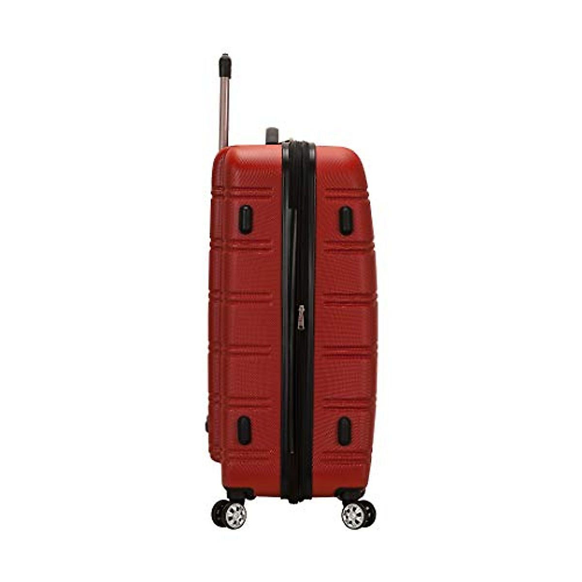 Rockland Melbourne Hardside Expandable Spinner Wheel Luggage, Red, 2-Piece Set (20/28)