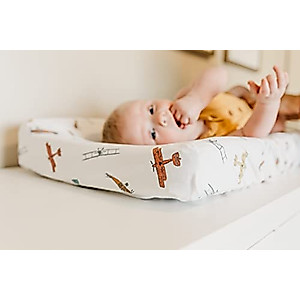 Premium Knit Diaper Changing Pad Cover"Ace" by Copper Pearl