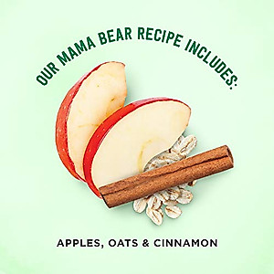 Amazon Brand - Mama Bear Organic Baby Food, Apple Oats Cinnamon, 4 Ounce Cup, Pack of 1