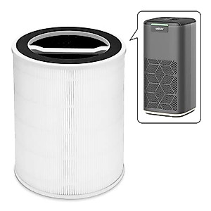 Welov P200S/P200 PRO Air Purifier Replacement Filter, 3-in-1 H13 True HEPA and High-Efficiency Activated Carbon Filter for Pet Hair Dander Smoke Pollen Dust Mite Kitchen Smells Odor