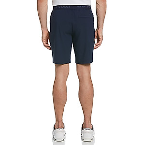 PGA TOUR mens Exposed Elastic Waistband Dobby Golf Shorts, Peacoat, X-Large US