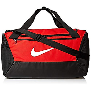 NIKE Brasilia Small Duffel - 9.0, University Red/Black/White